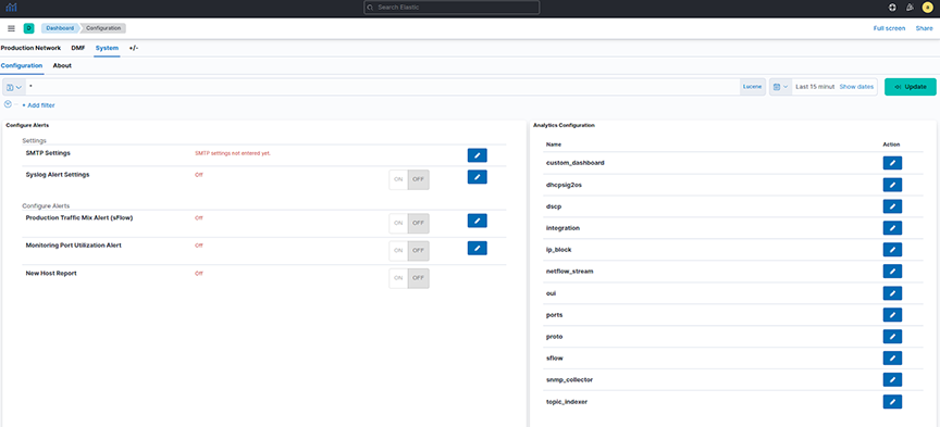 Analytics User Guide - NetFlow Dashboard Management - Arista